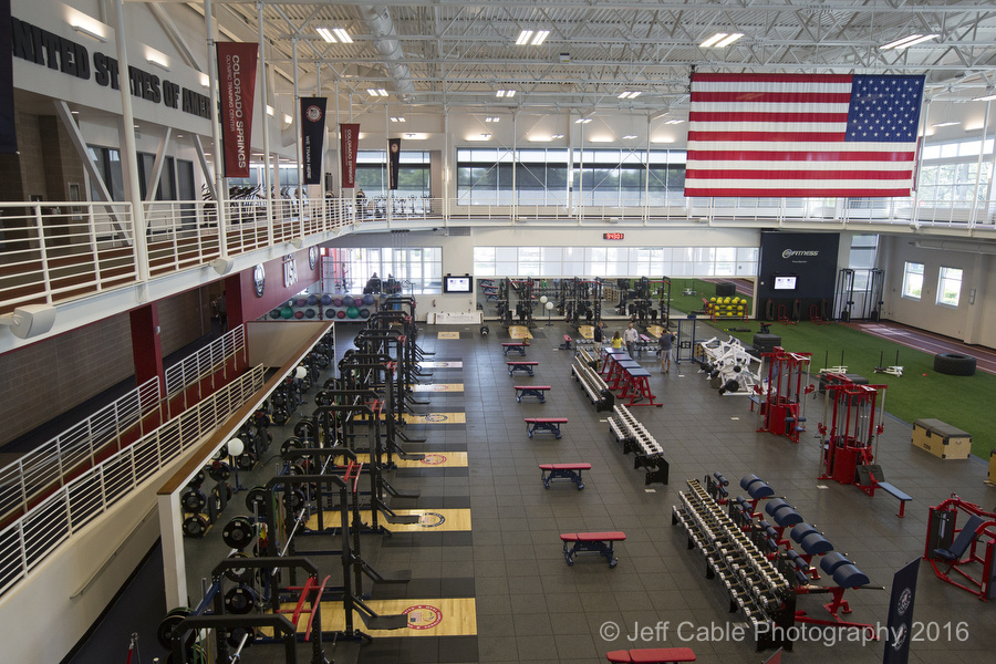A rare view inside the US Olympic Training Center in Colorado Springs ...