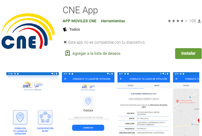 Consultar Lugar De Votación Ecuador 2023 Elecciones Cne Consulta