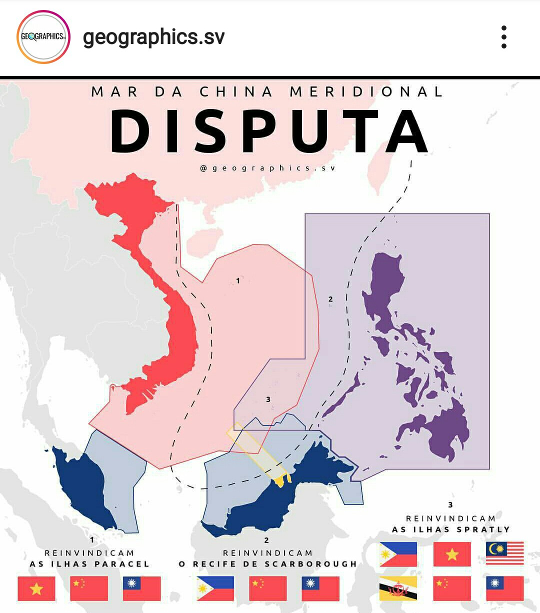 FÓRMULA GEO: Disputa territorial no mar da China Meridional