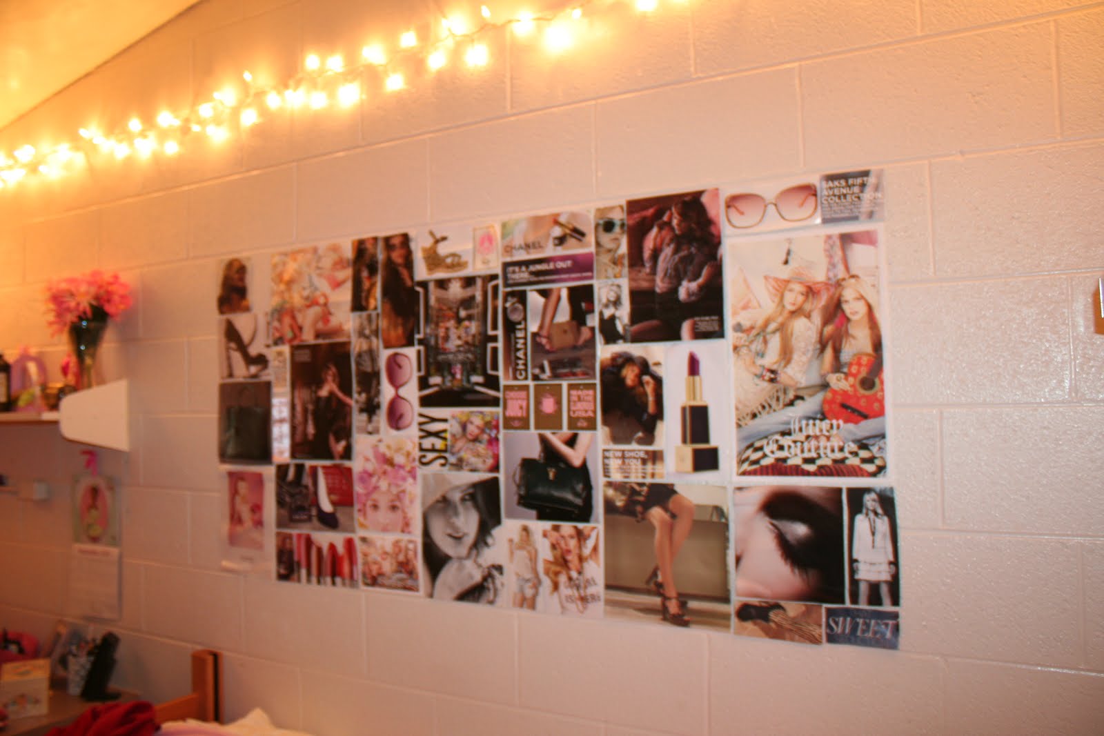 Life on Campus: Oakland University Style: Magazine Collage: Dorm Decorating