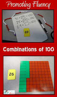 The Elementary Math Maniac: Combinations of 100 and the Common Core