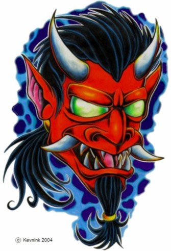 GRIFFE TATTOO: demônio diabo diabinha tattoo