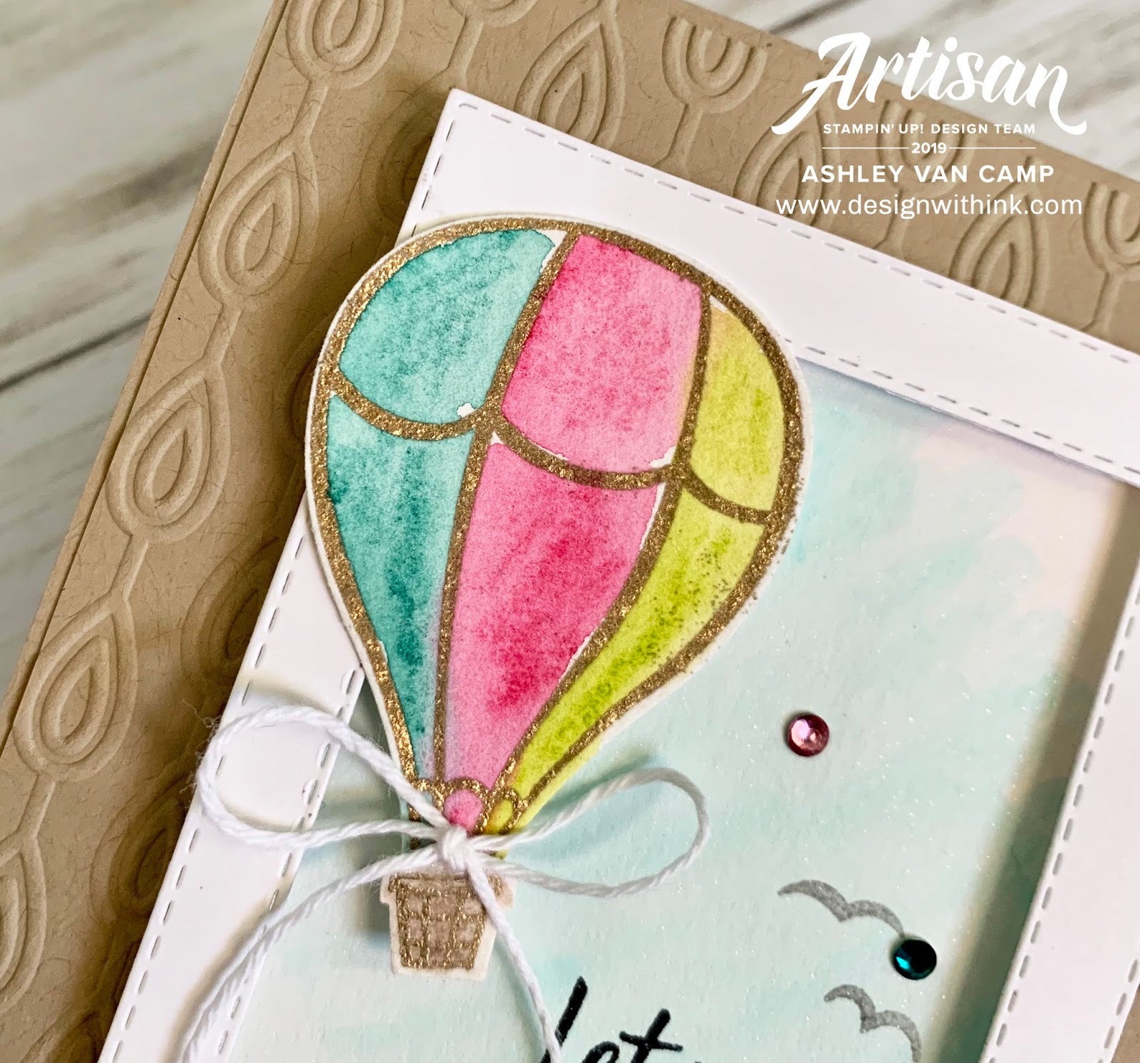 Design With Ink: Above the Clouds With July Club Card...