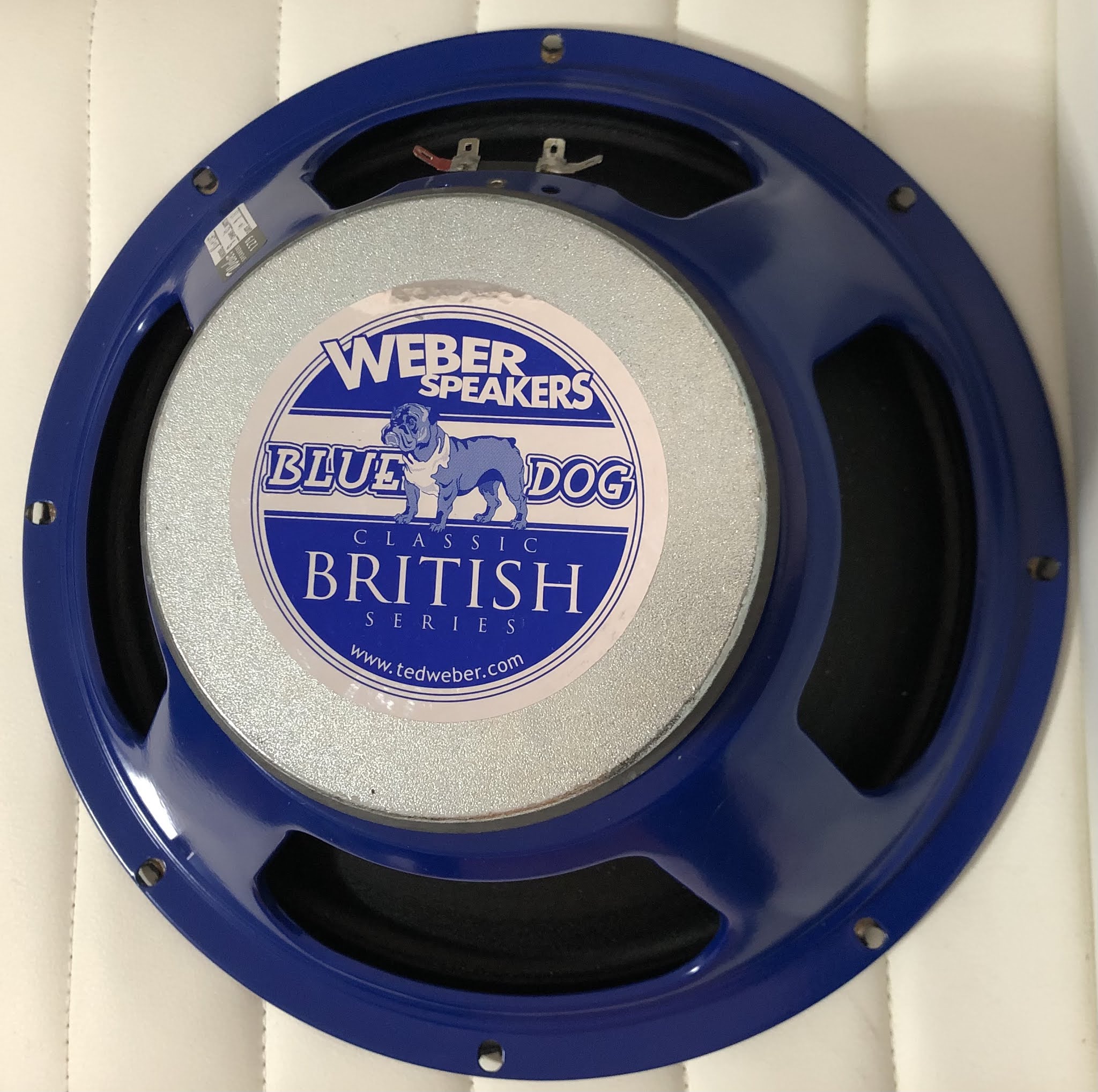 Outmoded Electronics: Eminence XTC112-BT Cabinet - Weber Ceramic Blue Dog