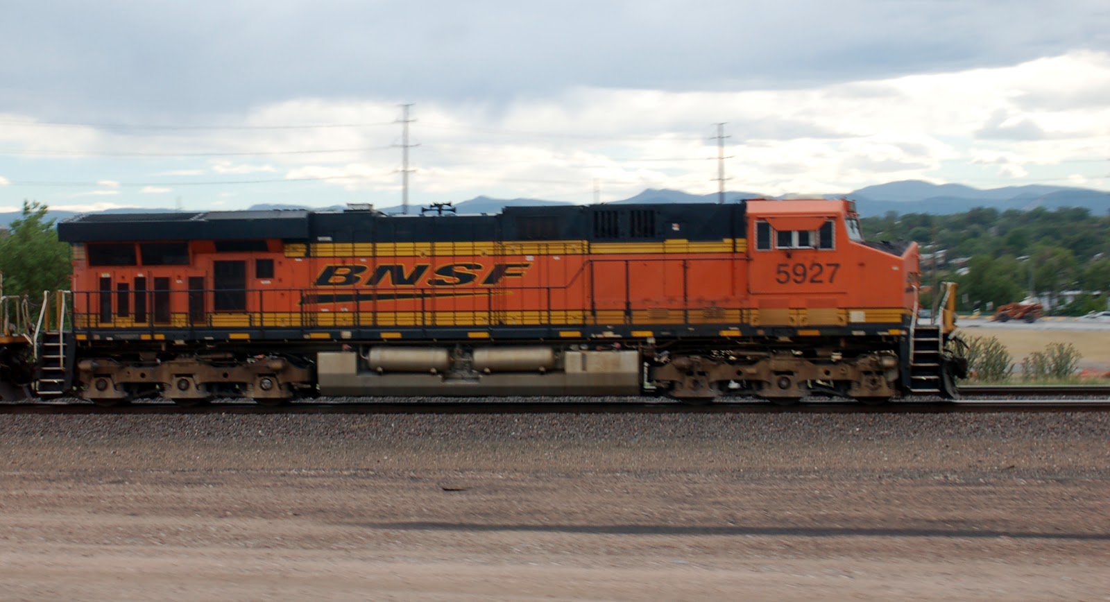 Wargames and Railroads: BNSF trains on the mainline through Denver