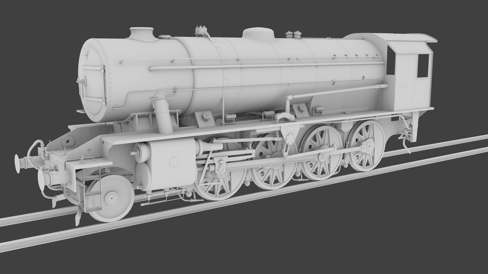 Victory Works: WD "Austerity" 2-8-0: Work in Progress 2