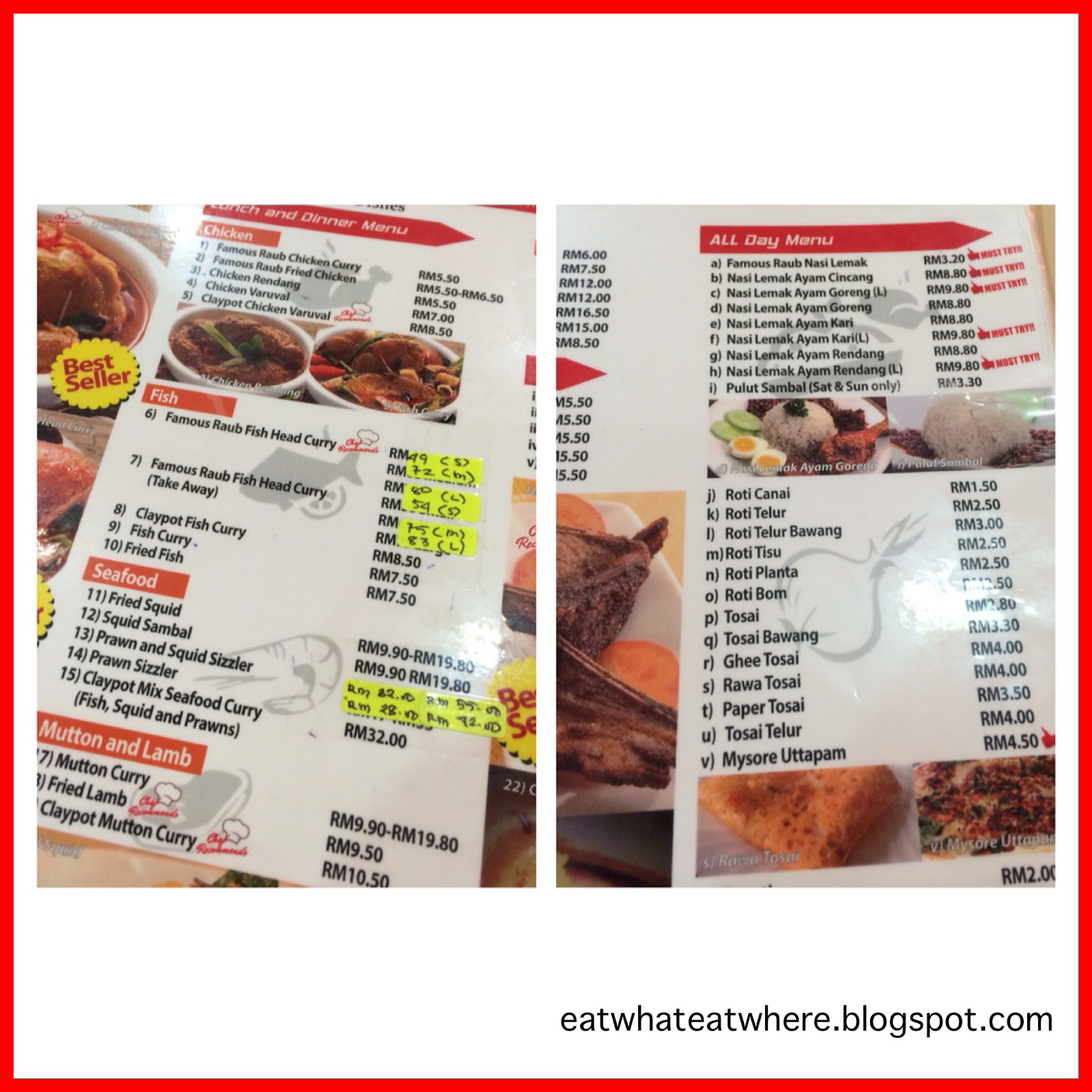 Eat what, Eat where?: Ratha Raub @ Damansara Uptown