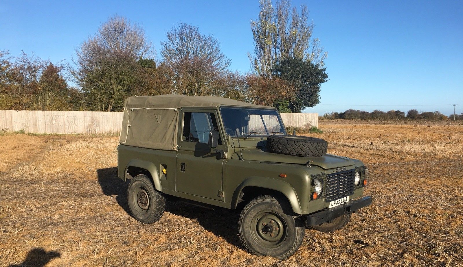Landrover Defender: Land Rover 90 Ex military ex mod soft top 200tdi ...