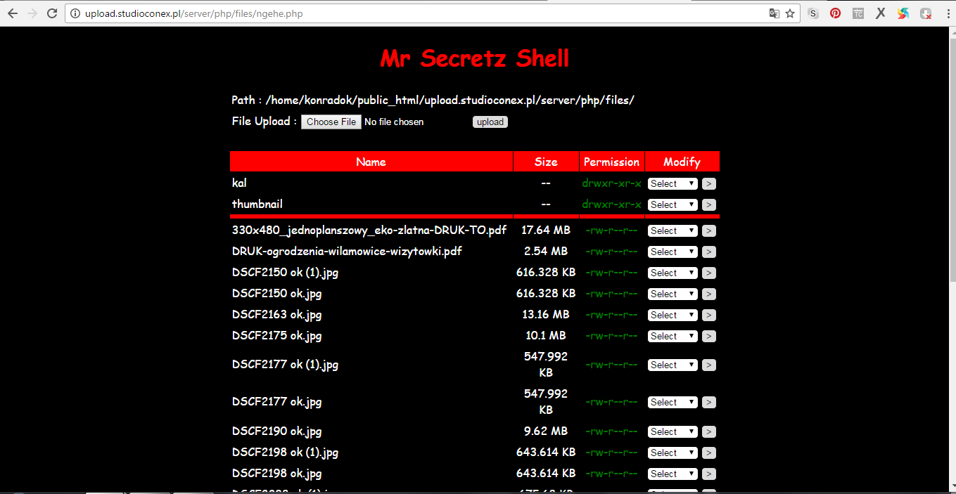Deface Array Files Shell Upload Vulnerability
