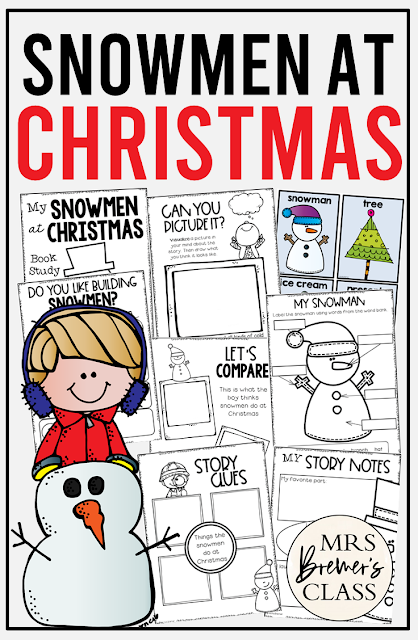 Snowmen at Christmas | Book Activities and Craftivity | Mrs. Bremer's Class