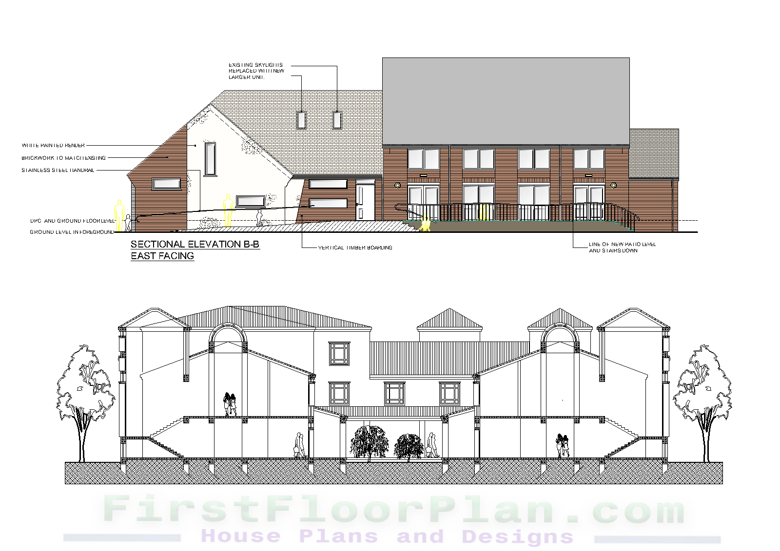 Architecture Design of House AutoCAD File - First Floor Plan - House ...