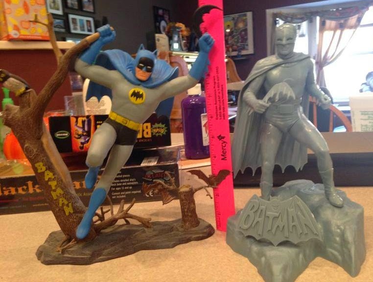 1970's #BATMAN Aurora Model Kit VS 2014 MOEBIUS MODELS Adam West ...