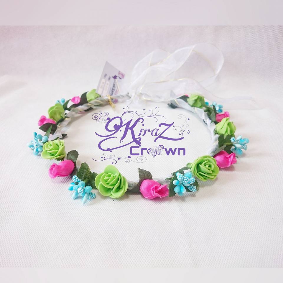 Jual Flower Crown Mahkota Bunga Bridal shower Wedding Premium Handmade ...