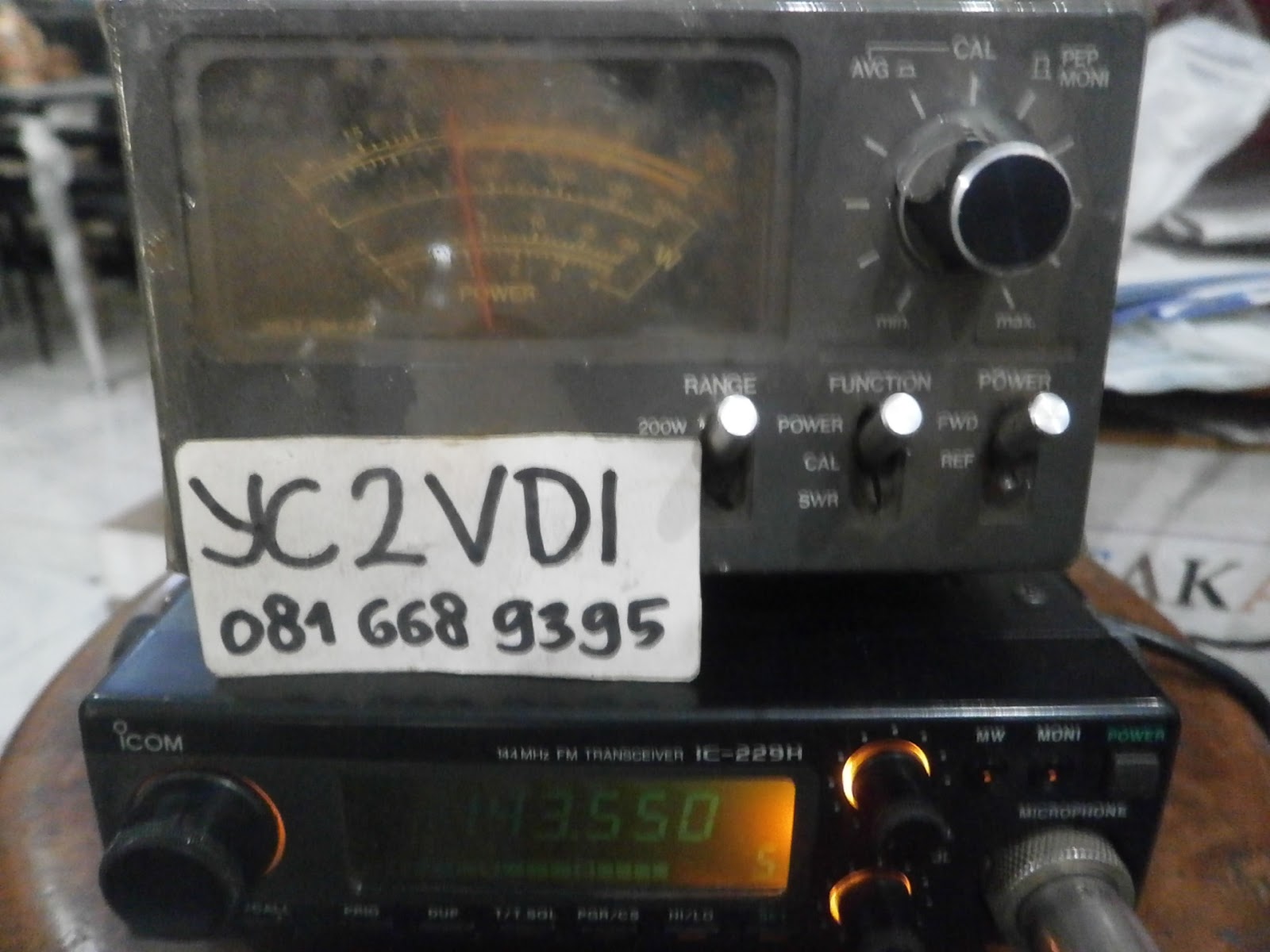 Sinar Agung ( Y C 2 V D I ): RIG ICOM IC 229 H - ISTIMEWA ( TERJUAL ...