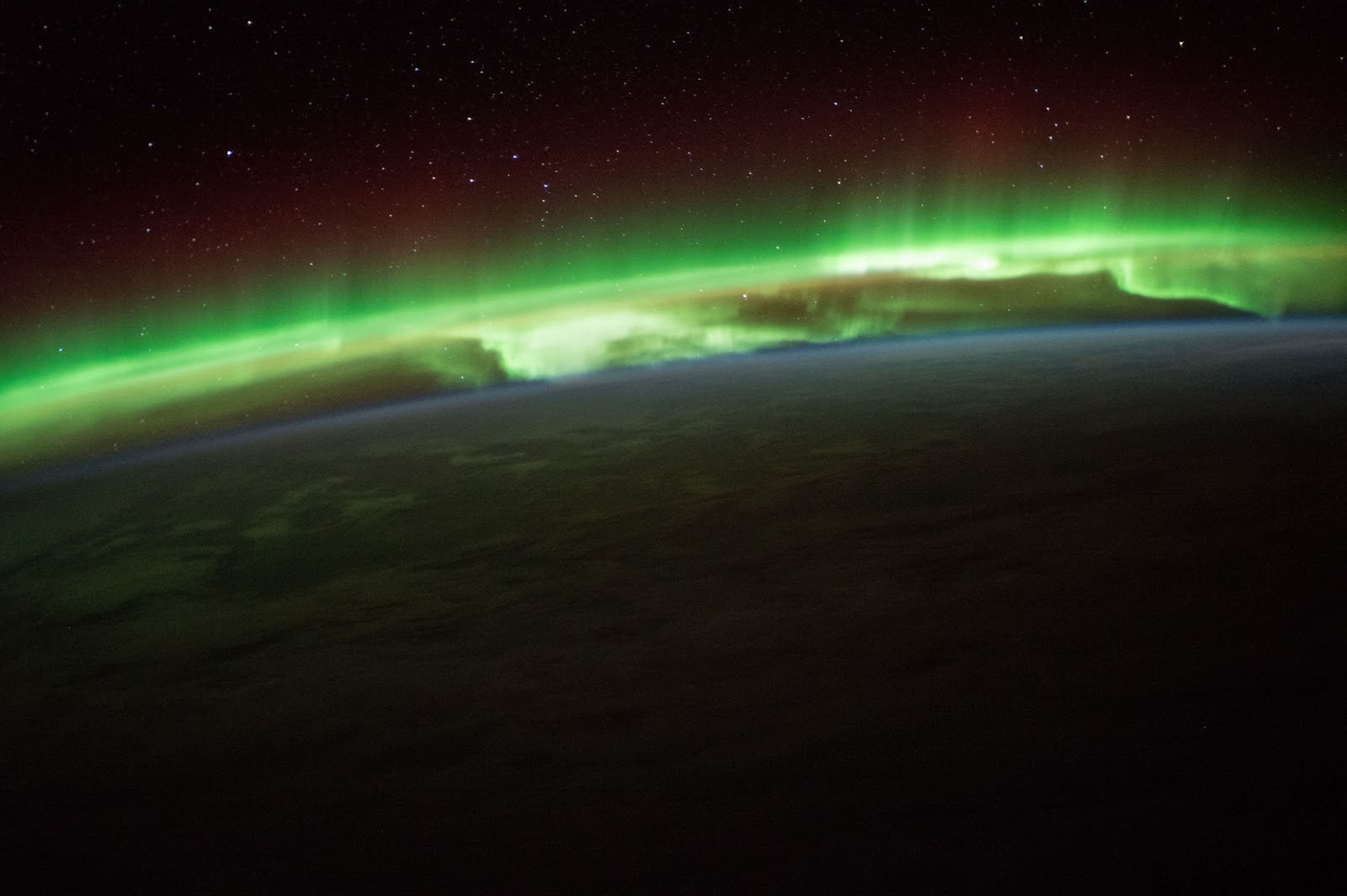 Aurora seen from the International Space Station | Earth Blog