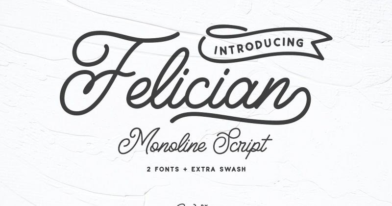 Felician Monoline Script Font
