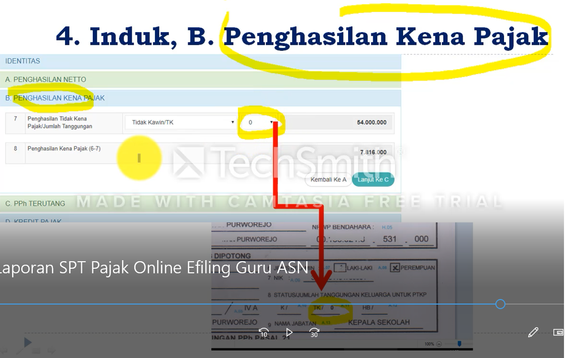 Cara Mudah Laporan SPT Pajak Online Efiling - tasADMIN