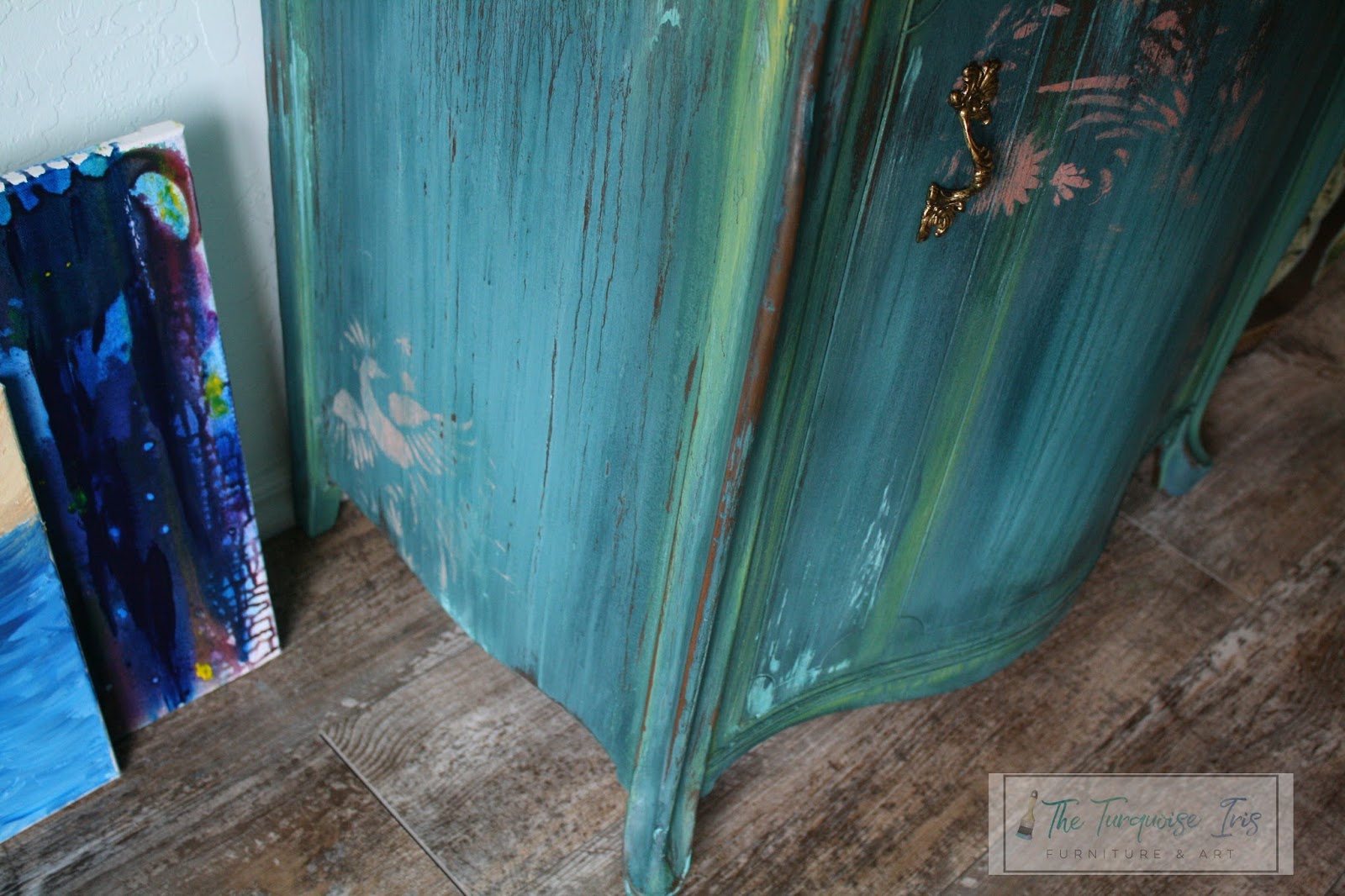 The Turquoise Iris ~ Furniture & Art