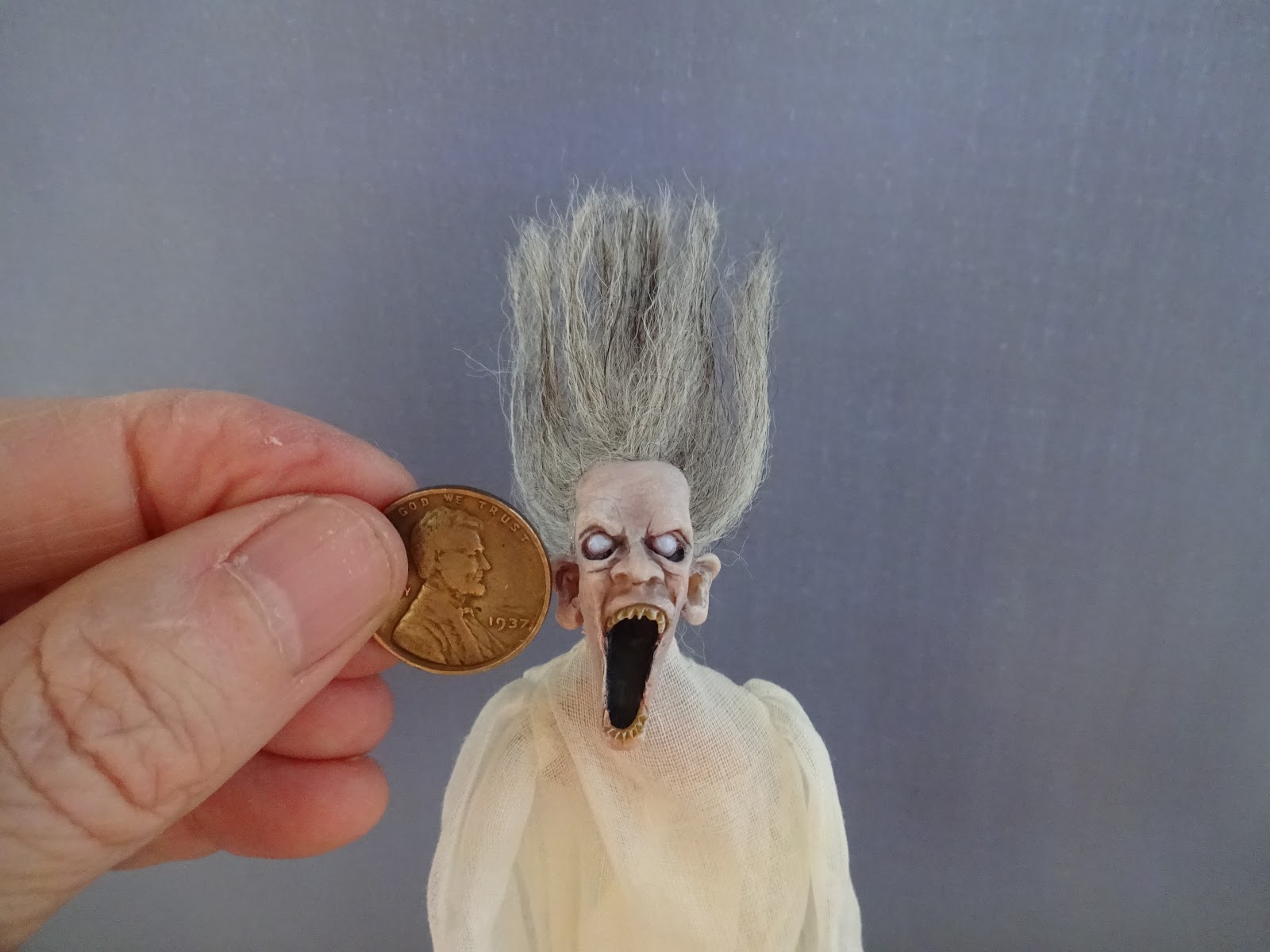 From the Studio of Pat Benedict: Miniature Screaming Banshee Ghost for ...