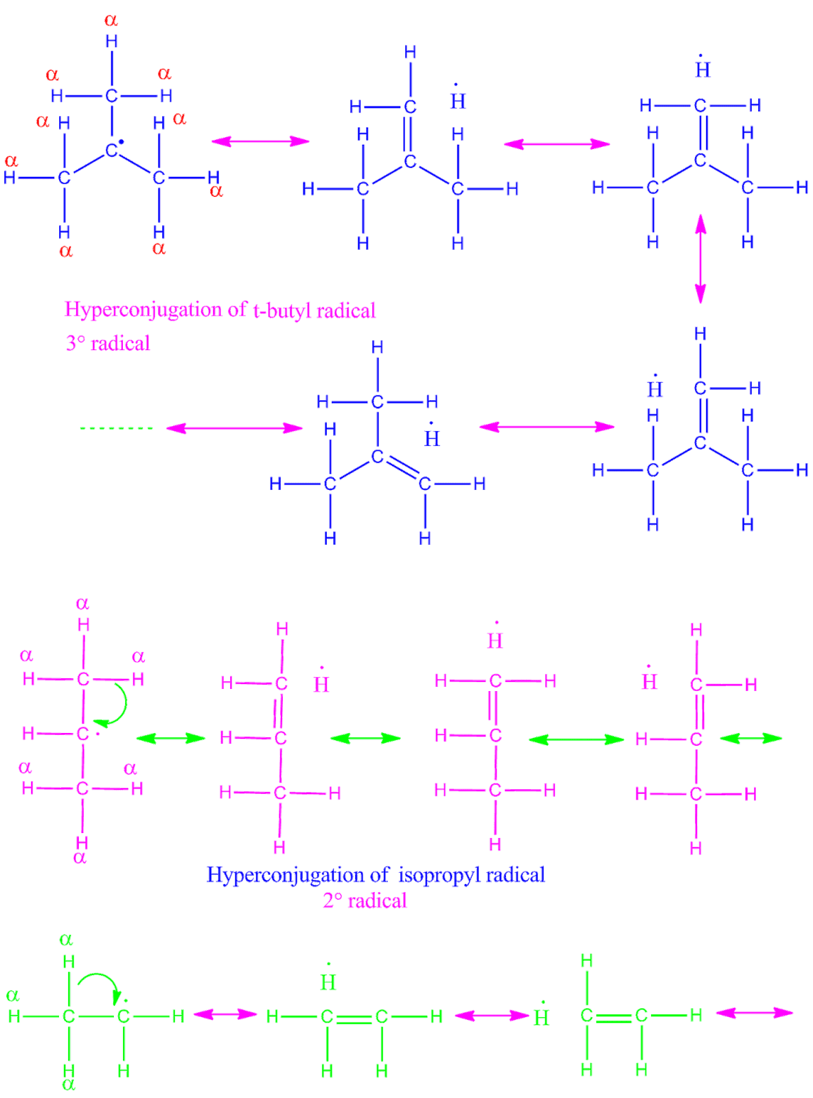 What is hyper-conjugation or Baker-Nathan effect and its stability ...
