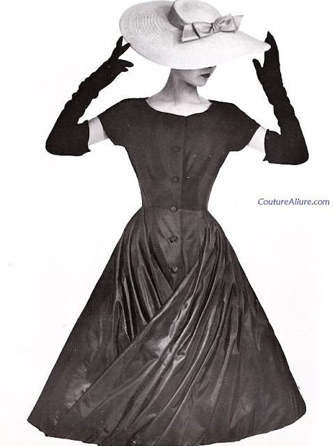Couture Allure Vintage Fashion: Givenchy Dress - 1955