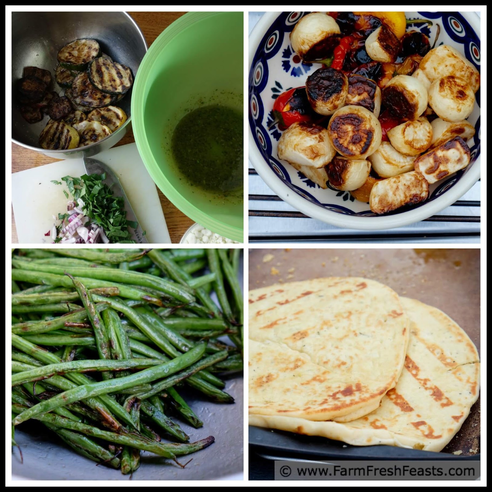 Farm Fresh Feasts: Grill the farm share vegetables. It's what's for dinner.