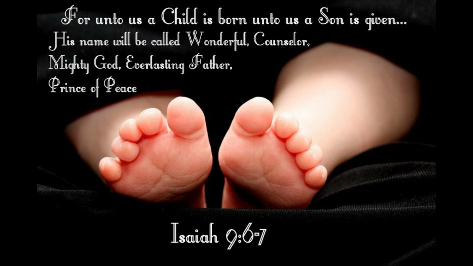 The ANVIL Newsletter: For Unto us A Child is Born ~ Isaiah 9:6-7