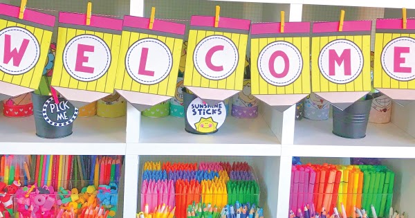 Pencil Classroom Welcome Banner | From the Pond