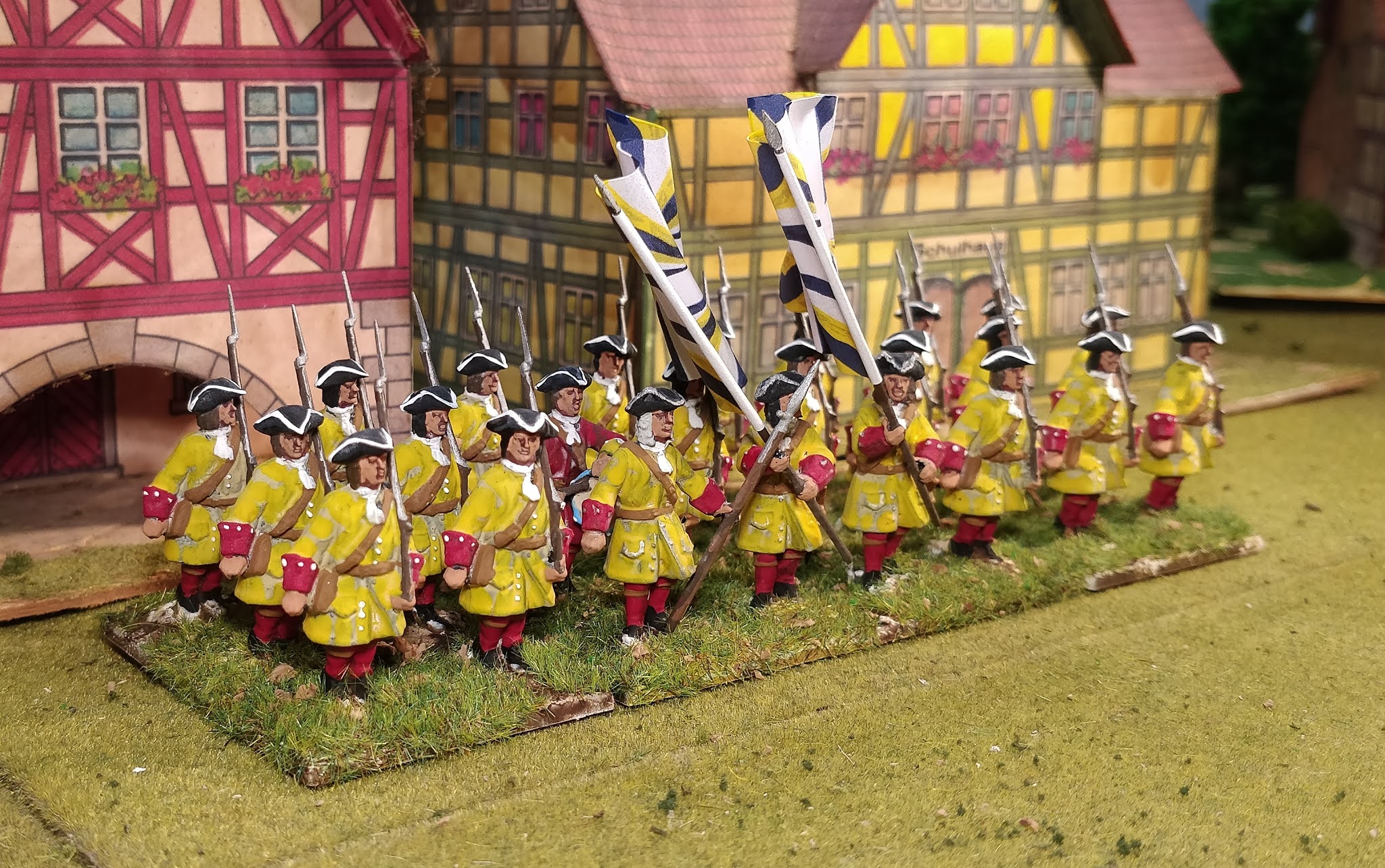 Painting Wargames Figures: 28mm WSS: French (Swiss) Regiment Hessy