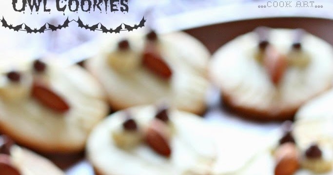 Owl Cookies/ Cardamom Flavored Cookies (Egg less) ~ Lincy's Cook Art