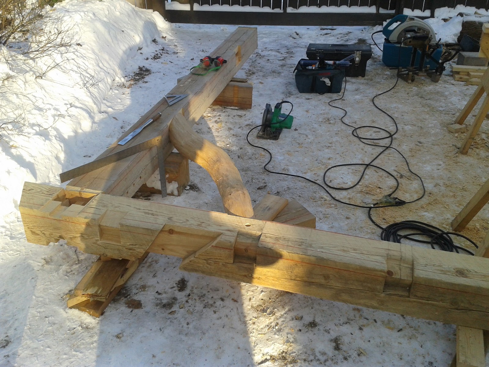 Joa Carpentry: Timber Frame Porch