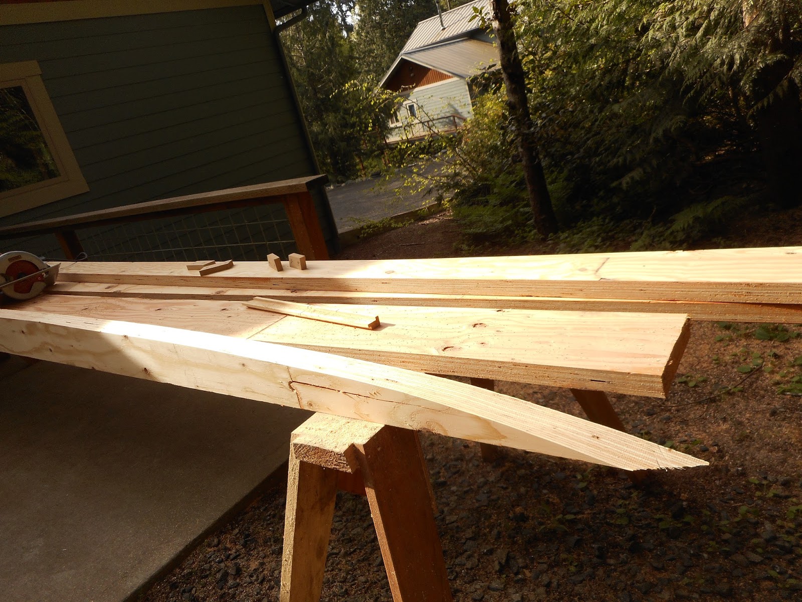 Chris's Boat Project: Cutting Stringers