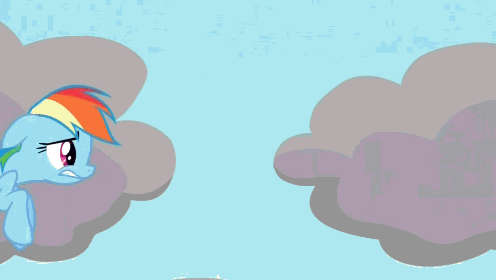 My Little Pony: GIFs animados de Rainbow Dash en My Little Pony