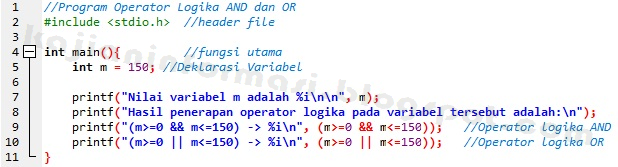 Penerapan Logika AND OR NOT C++ | Kajian Informasi