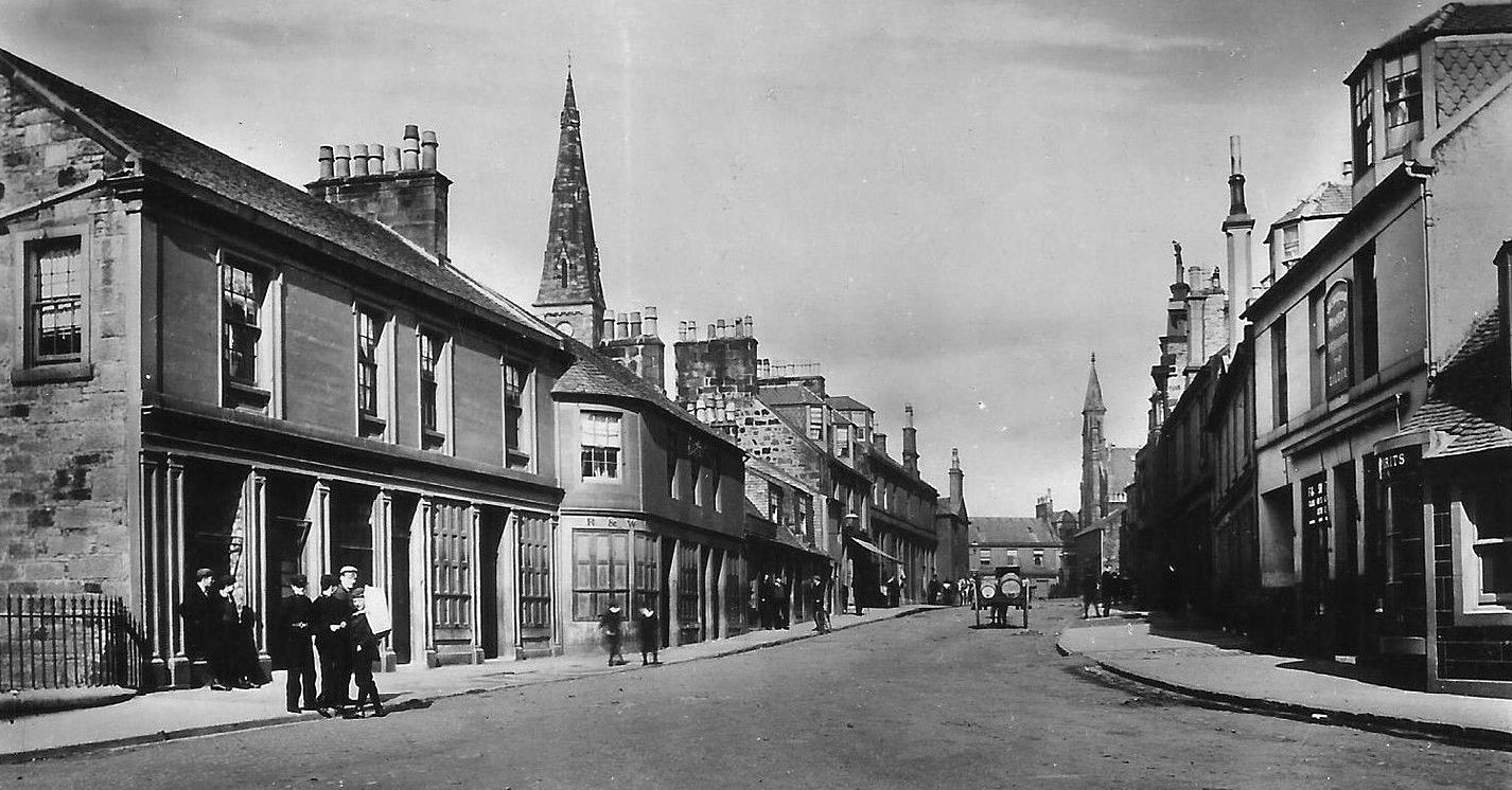 Tour Scotland: Old Photographs New Street Dalry Scotland