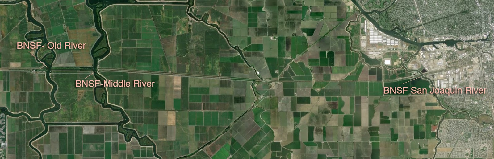 Bridge of the Week: San Joaquin County, California Bridges: BNSF Bacon ...