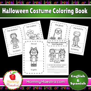 Mommy Maestra: Bilingual Halloween Printables