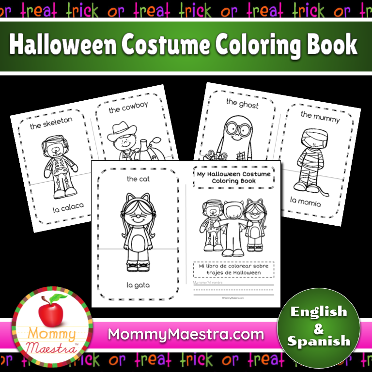 Mommy Maestra: Bilingual Halloween Printables
