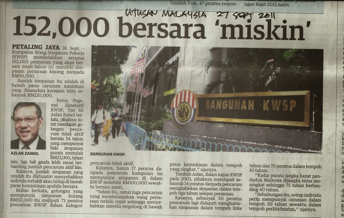 Insurans Hayat @ life Insurance: Persediaan persaraan menjadi keperluan ...