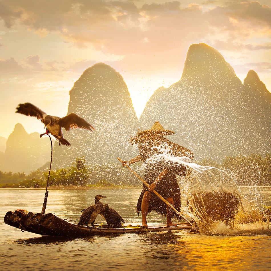 Cook Ding's Kitchen: The Tang Dynasty Poems, #70: An Old Fisherman