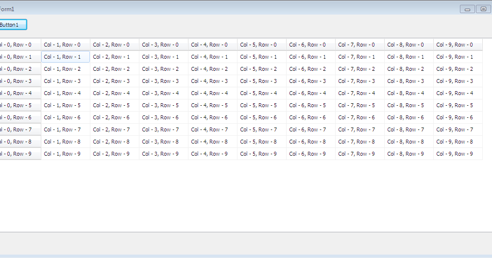 Delphi stringgrid Sample (Using for loop)