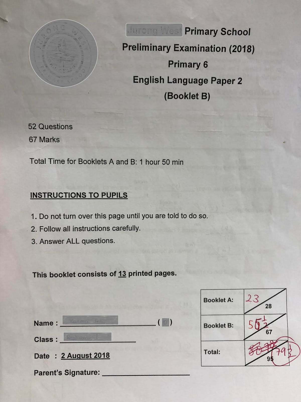 Bubbling Brain - ENGLISH: 2 Students, 2 Terrific Grades for Preliminary ...