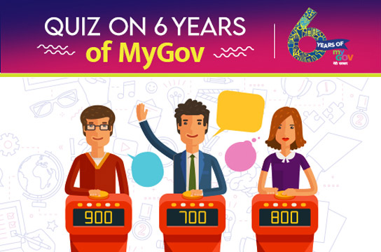6 Years of MyGov Quiz - Scholastic World - Contests for Indian Students