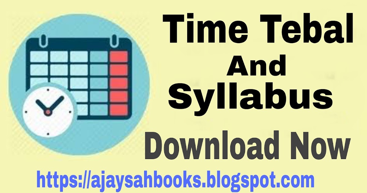 Syllabus / Time Table ~ Diploma Book and QB PDF