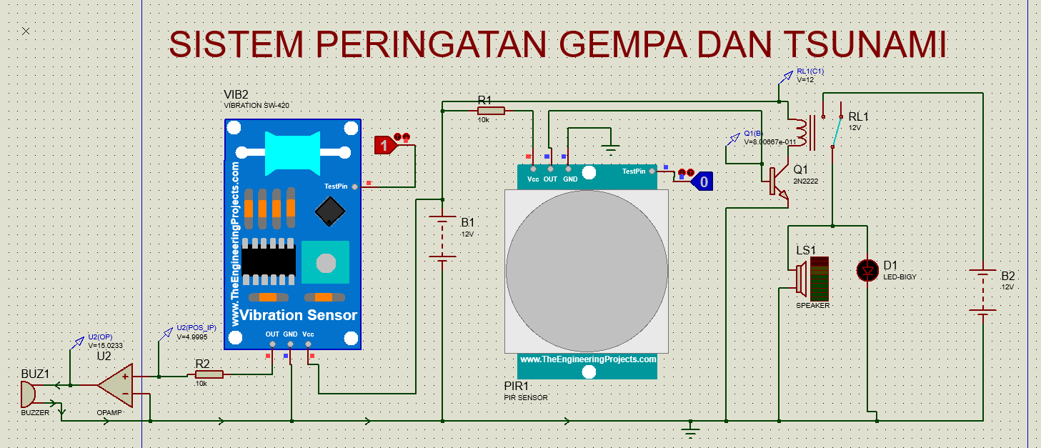 Teknik Elektro: SENSOR FISIKA (PIR & VIBRATION)
