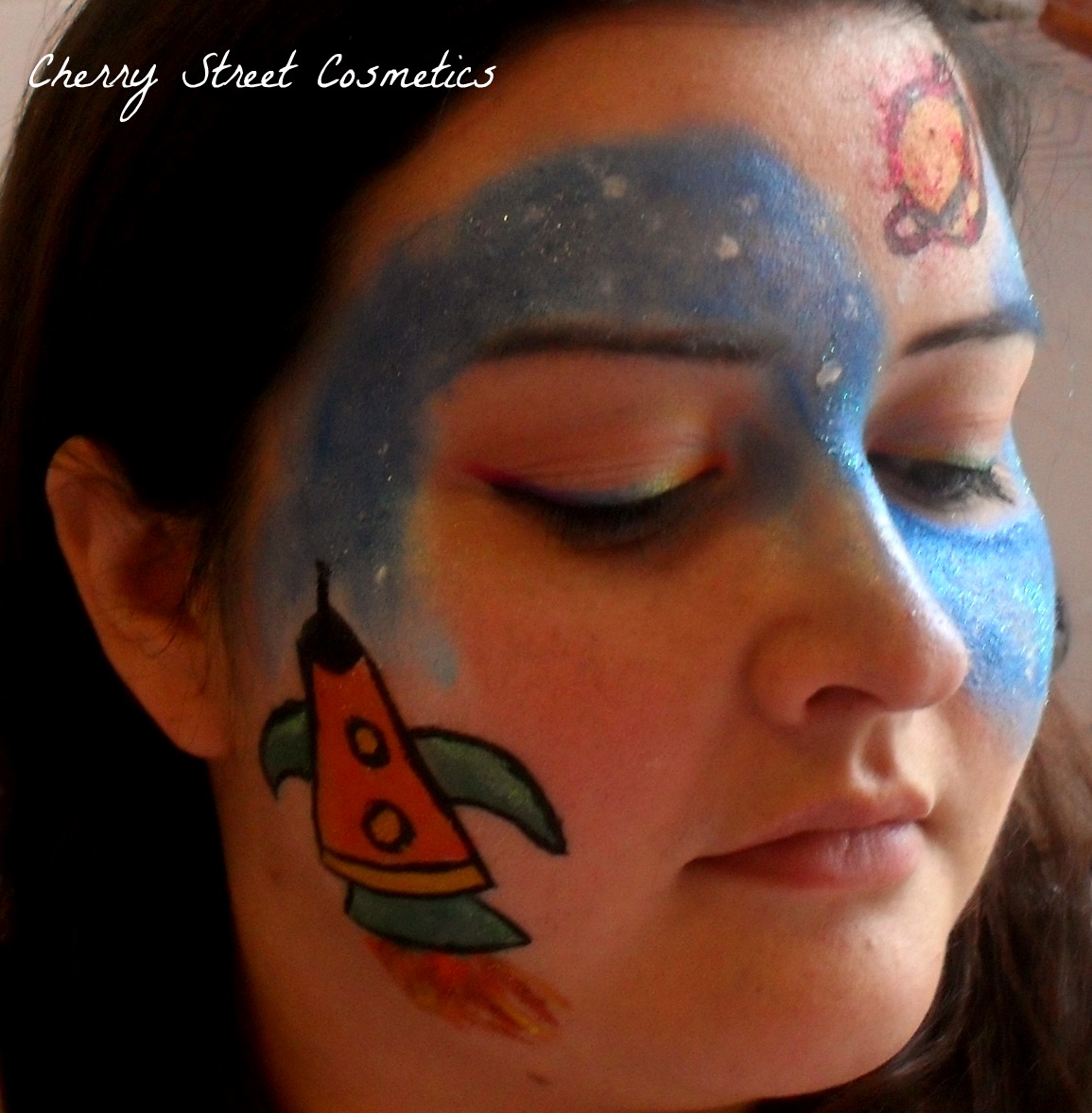 ILoveDawsonsCreek: Face Paint/Art Friday: Space Inspired