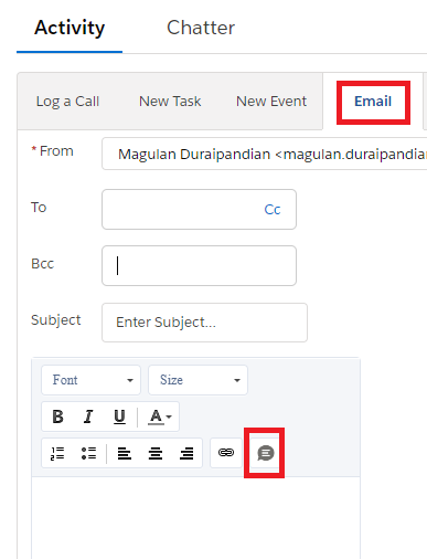 Infallibletechie Quick Text In Salesforce