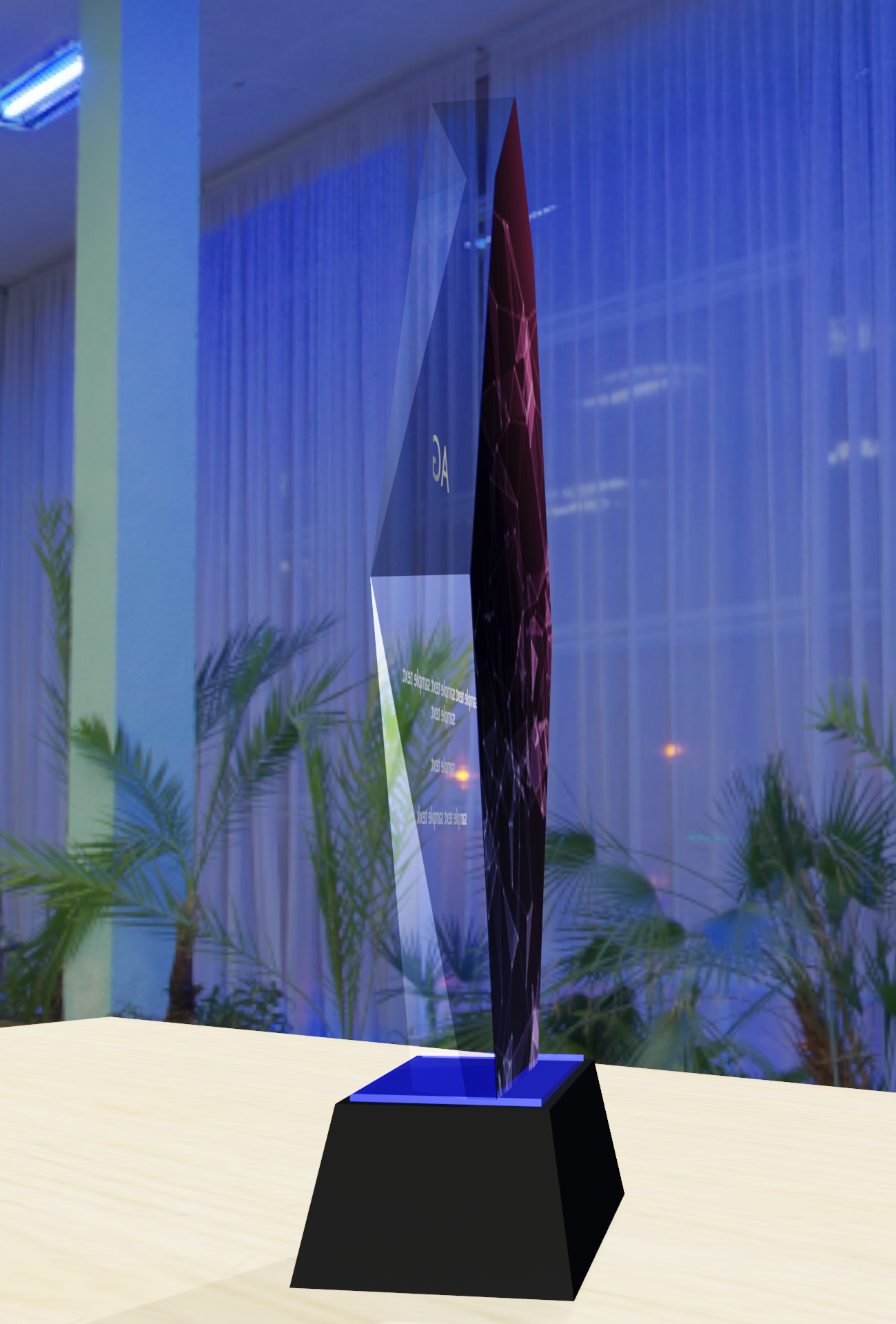 Plakat Akrilik Segi 7 bevel - Pusat dan Tempat Pembuatan Penjualan ...