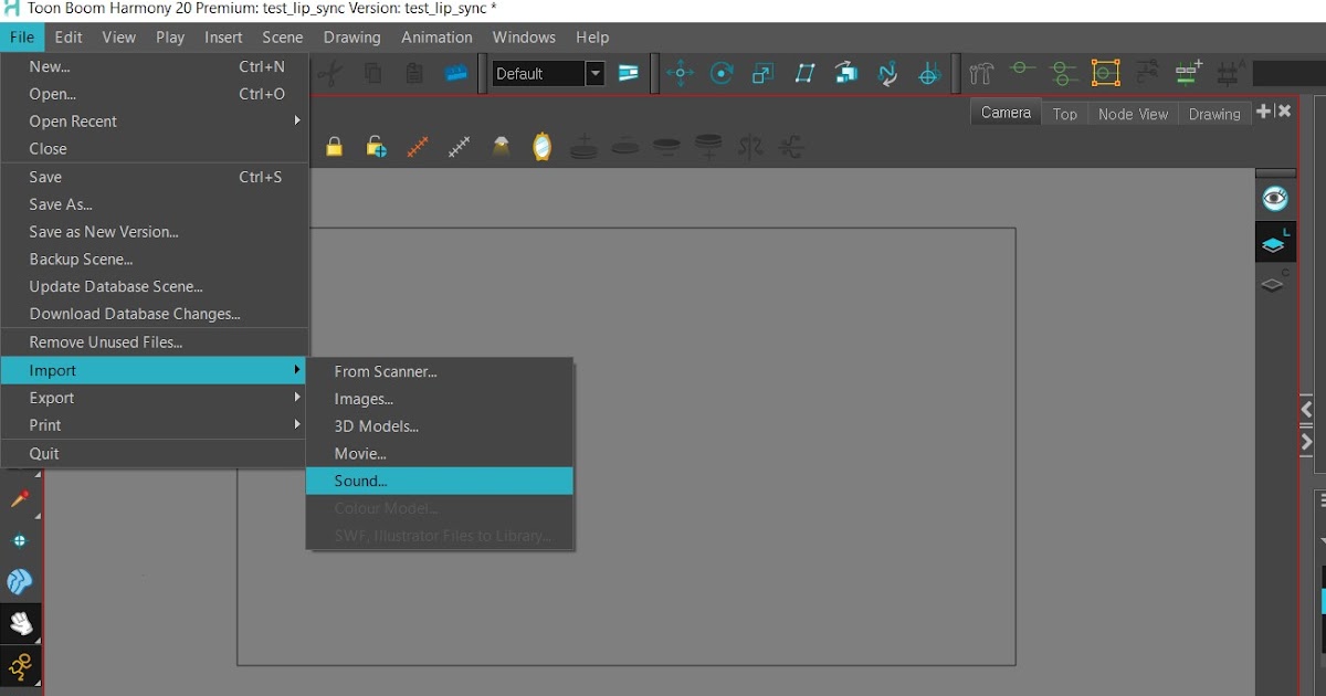Animation notes for Harmony