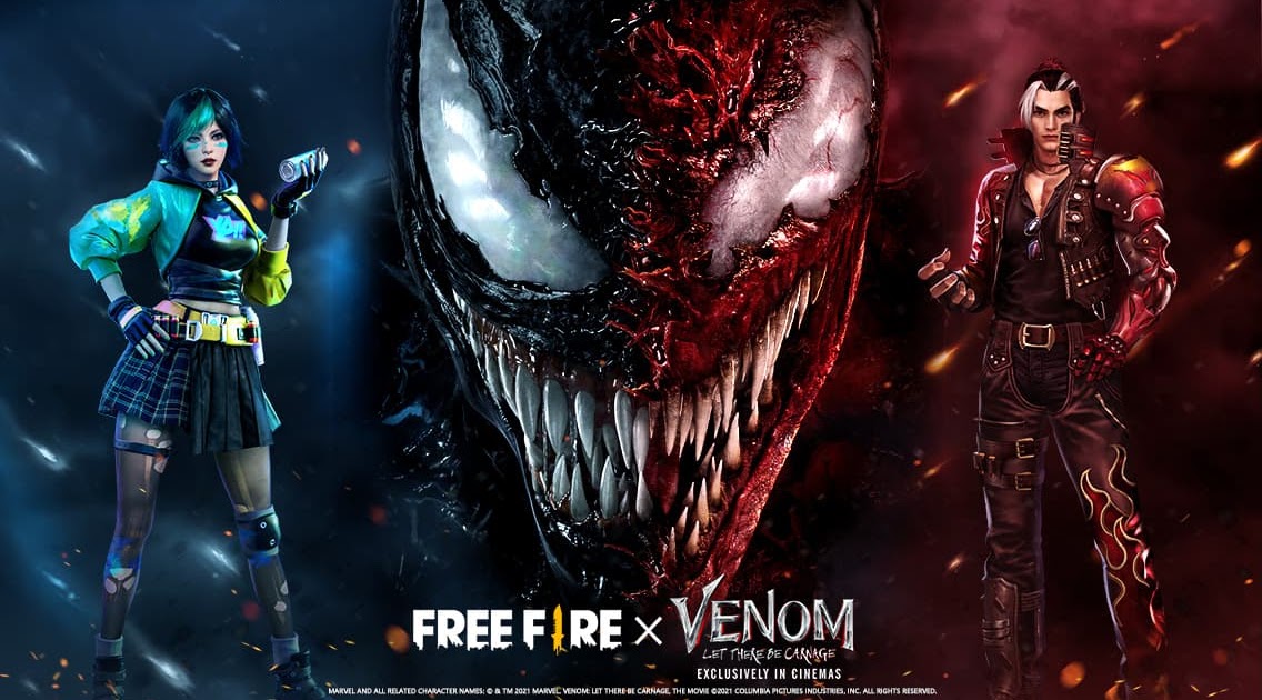 Free Fire x Venom crossover event brings exclusive skins, rewards ...